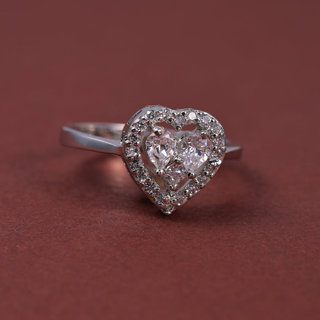 CELESTE HEART RING – Aira by Navrathan