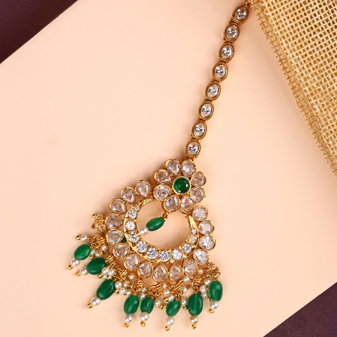 HEERAMANI ROYAL MAANGTIKKA – Aira by Navrathan